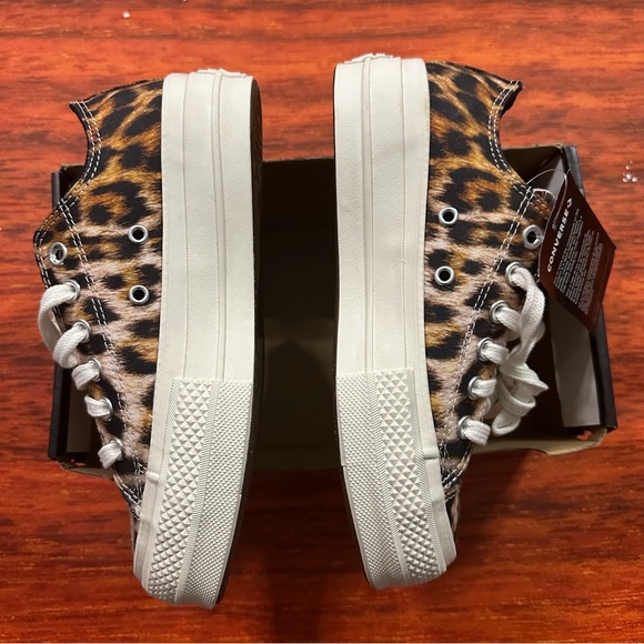 Converse | Shoes | Brand New Converse Leopard Print Platform Chuck ...